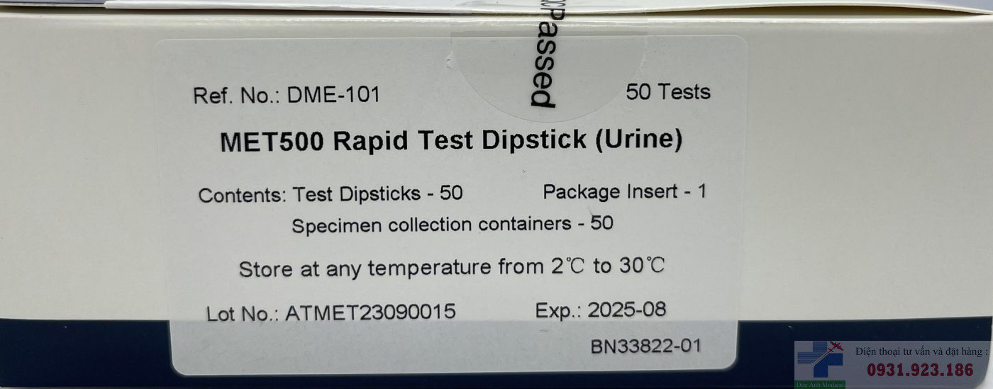 Test chất gây nghiện Methamphetamine (MET) Ezitell